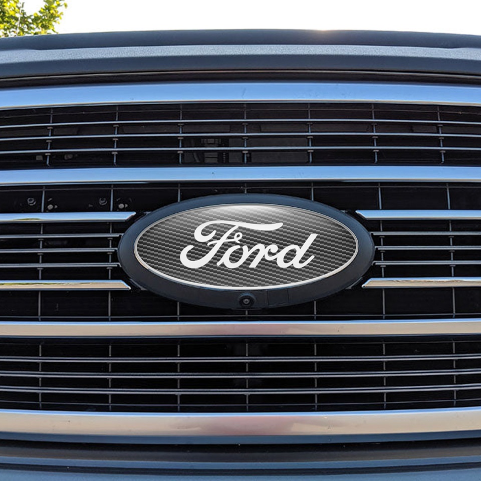 Ford Emblem Domed Sticker Classic Carbon Edition | Domed Emblems ...