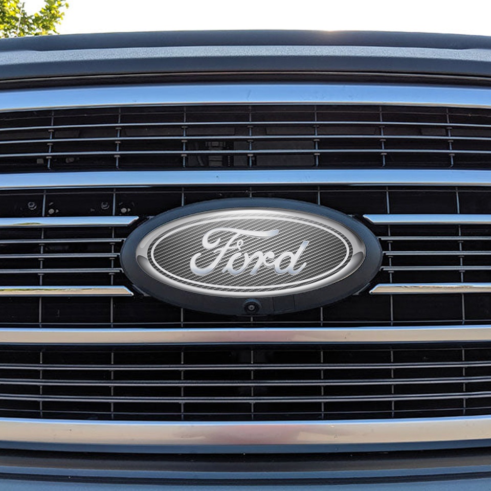 Ford Emblem Silicone Sticker Classic 3D Carbon | Domed Emblems ...