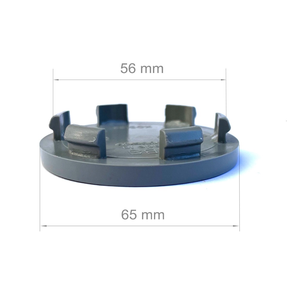 Wheel Center Caps Grey Outer Diameter 65 mm / Inner Diameter 56 mm ...