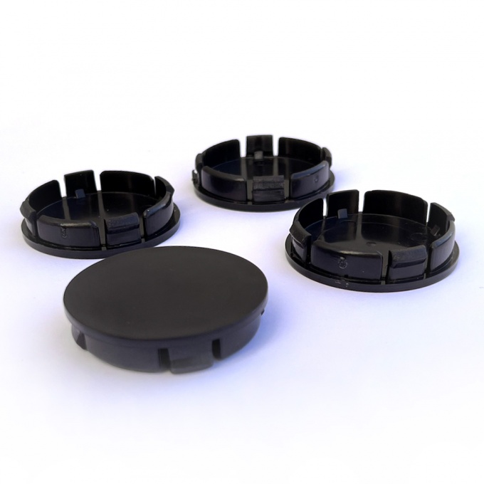 Wheel Center Caps Black Outer Diameter 60 mm / Inner Diameter 55 mm ...