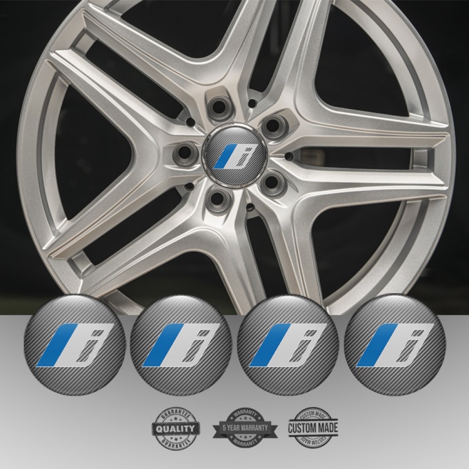 BMW Wheel Stickers for Center Caps Carbon Electric Series | Wheel ...