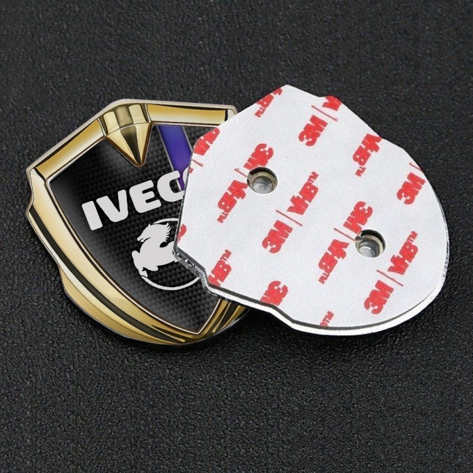 Iveco Fender Emblem Badge Gold Black Carbon Pegaso Edition | Metal ...