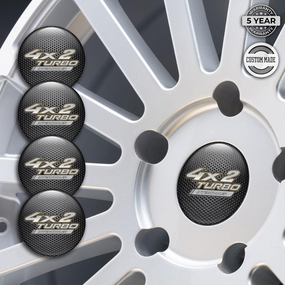 Toyota Center Caps Wheel Emblem Dark Grate Metallic Logo Turbo Edition ...