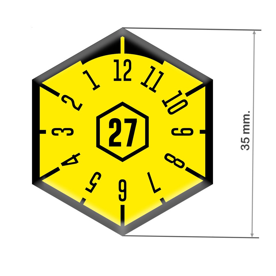 TUV Sticker German License Inspection Number Plate Seal 2027 | TUV ...