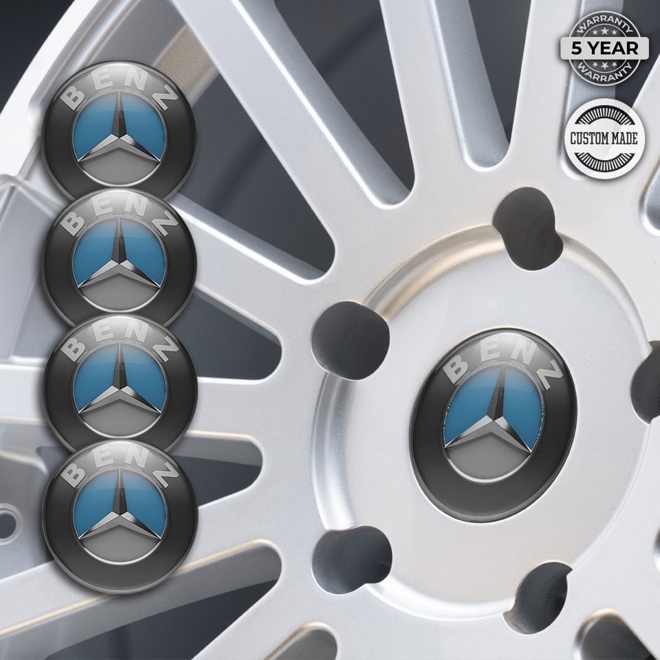 Mercedes Wheel Emblem for Center Caps Multicolor 3d Logo Edition ...