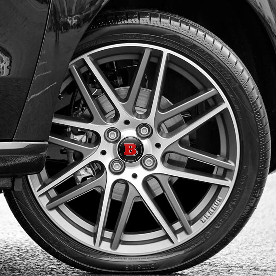 Mercedes Brabus E63 Amg Sticker Wheel Center Hub Cap | Wheel Emblems ...