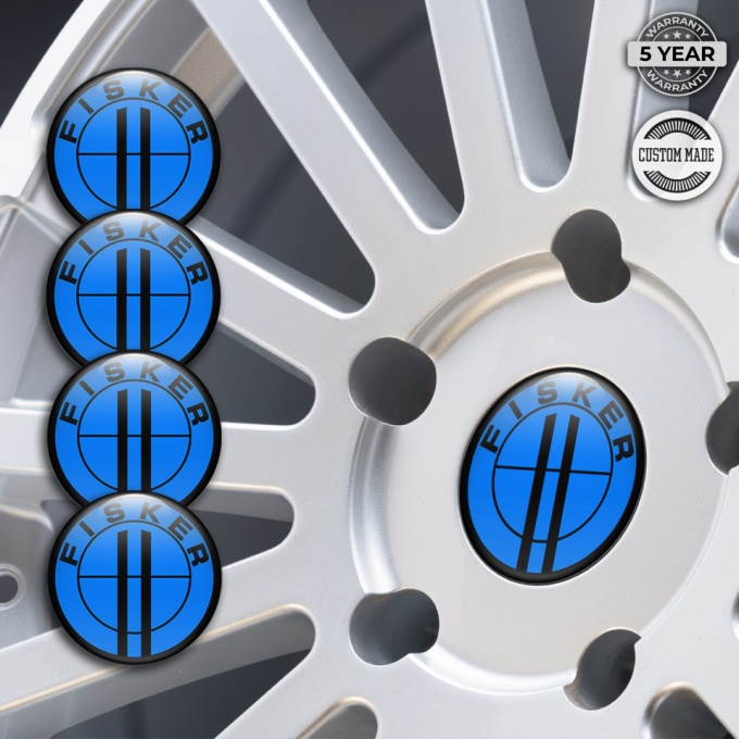 Karma Fisker Emblems for Wheel Center Caps Navy Logo | Wheel Emblems ...