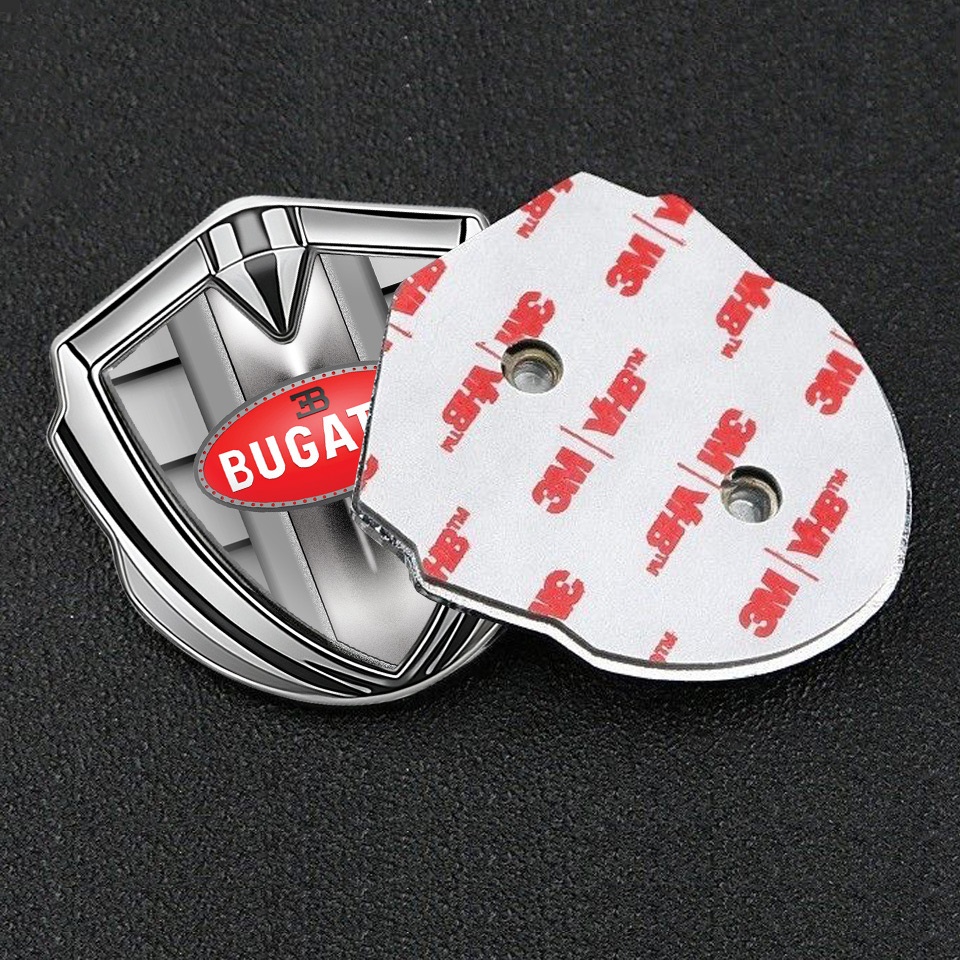 Bugatti Metal Domed Emblem Silver Front Grille Effect Italian Design ...
