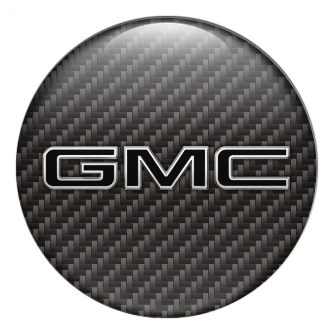 GMC Emblems for Wheel Center Caps Carbon Black Logo Edition | Wheel ...