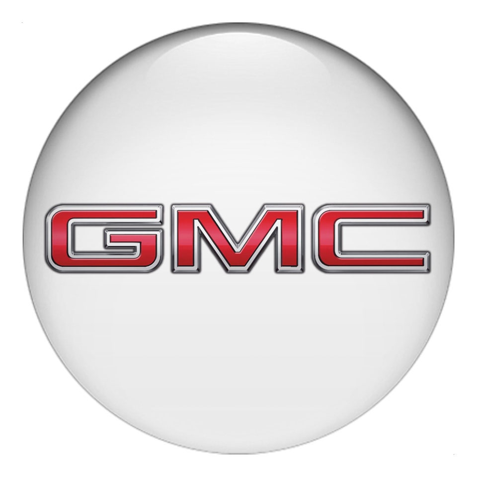 GMC Silicone Emblems for Wheel Center Caps White Edition | Wheel ...