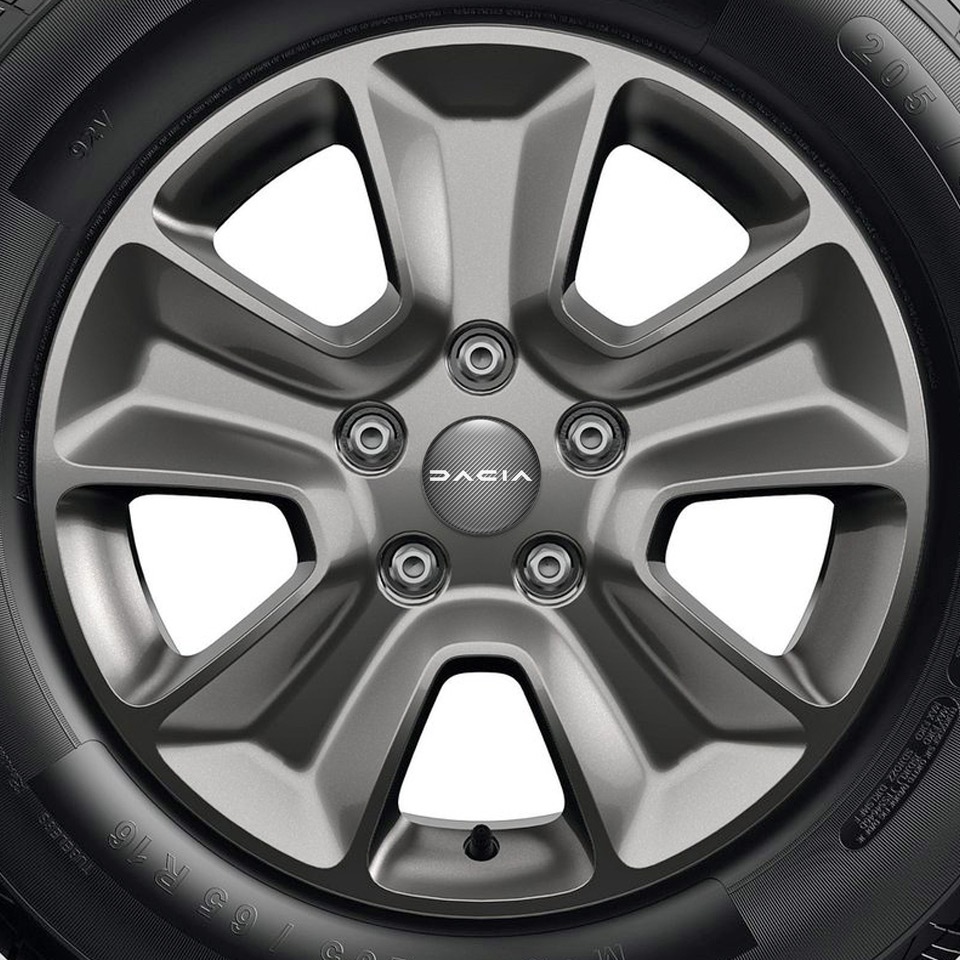 Dacia Silicone Stickers Wheel Center White Logo Carbon | Wheel Emblems ...