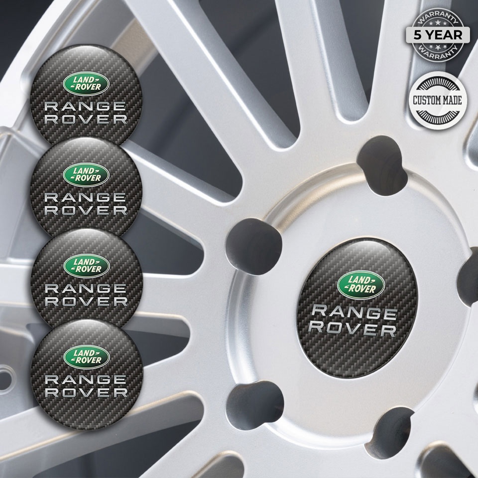 Land Rover Range Emblem for Wheel Center Caps Carbon Logo | Wheel ...