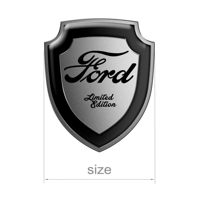 Ford Limited Edition Silicone Sticker Grey | Domed Emblems | Stickers ...