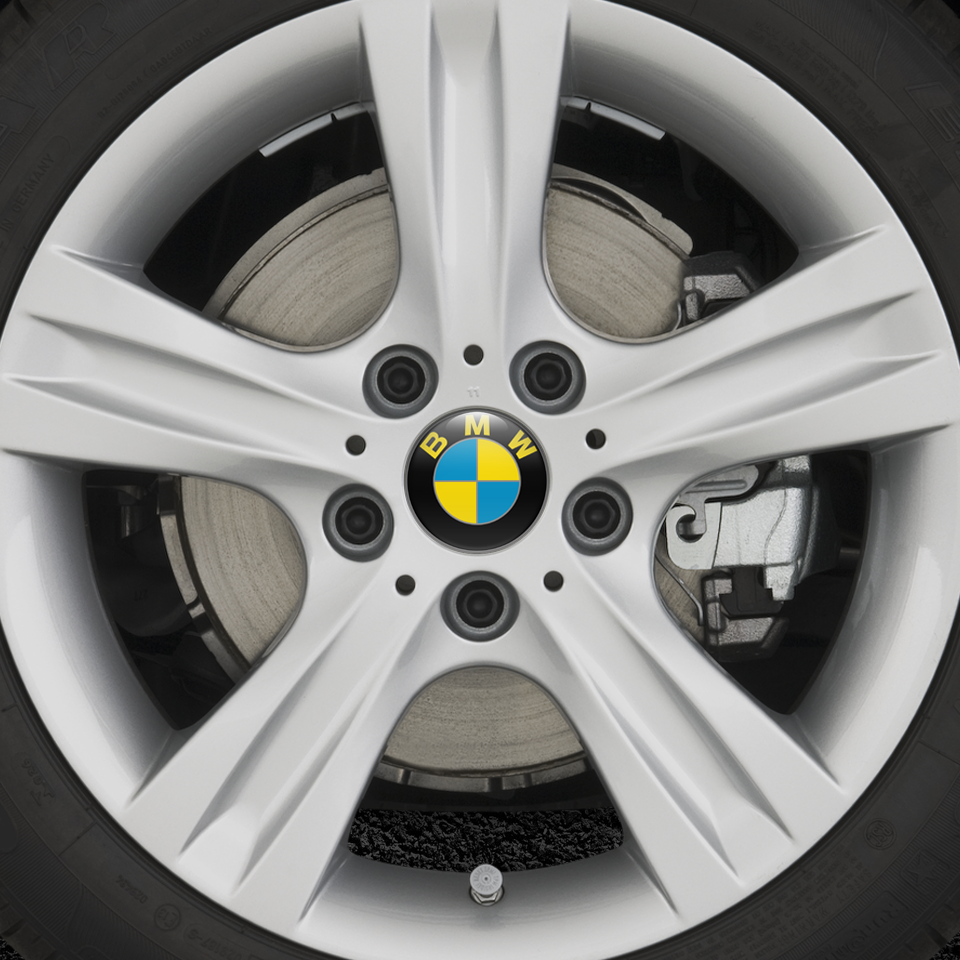 BMW Emblems for Wheel Caps White Edition | Wheel Emblems | Stickers | X ...