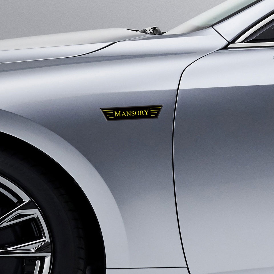 Mansory Badge Silicone Emblem Black Edition | Domed Emblems | Stickers ...