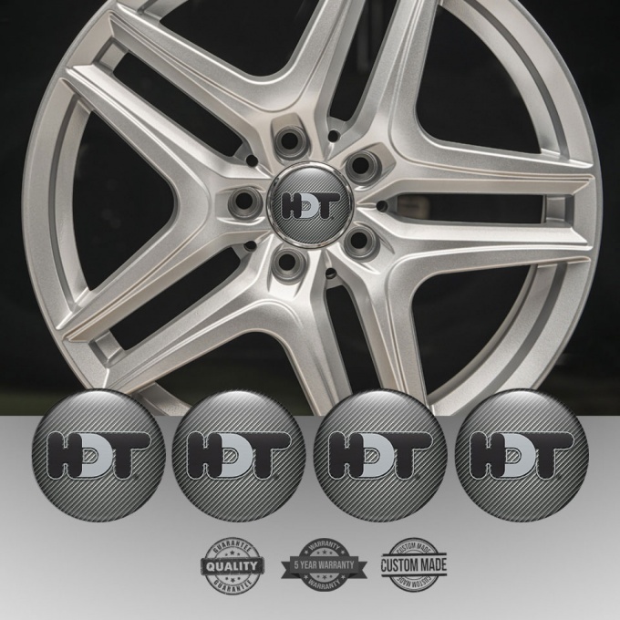 HDT Emblems for Wheel Center Carbon Logo Edition | Wheel Emblems ...