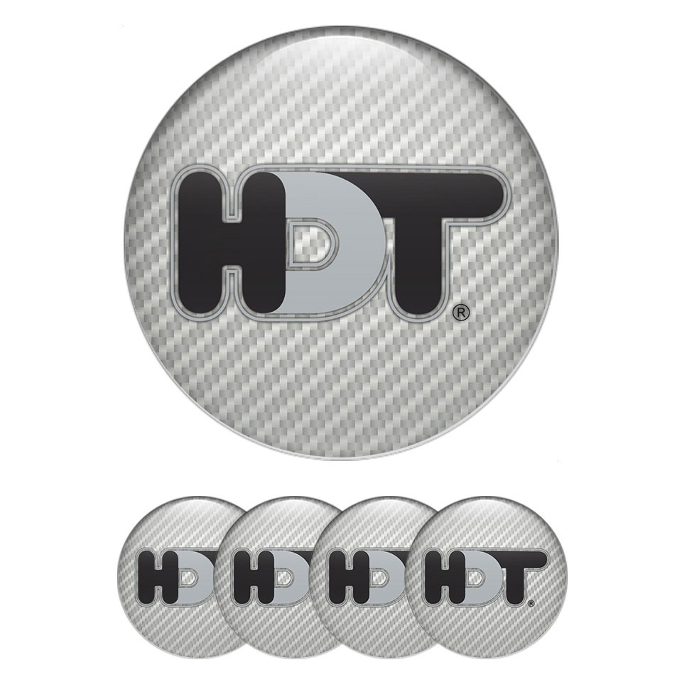 HDT Badge Emblem for Wheel Center Carbon Logo Edition | Wheel Emblems ...