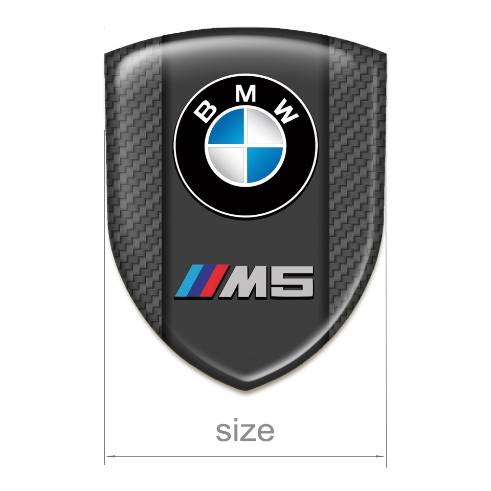 BMW M5 Tuning Emblem High Quality Carbon Version | Domed Emblems ...