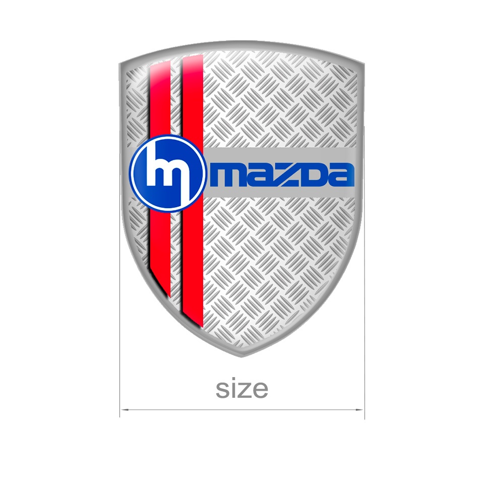 Mazda Speed Domed Shield Emblem Steel Navy Logo | Domed Emblems ...