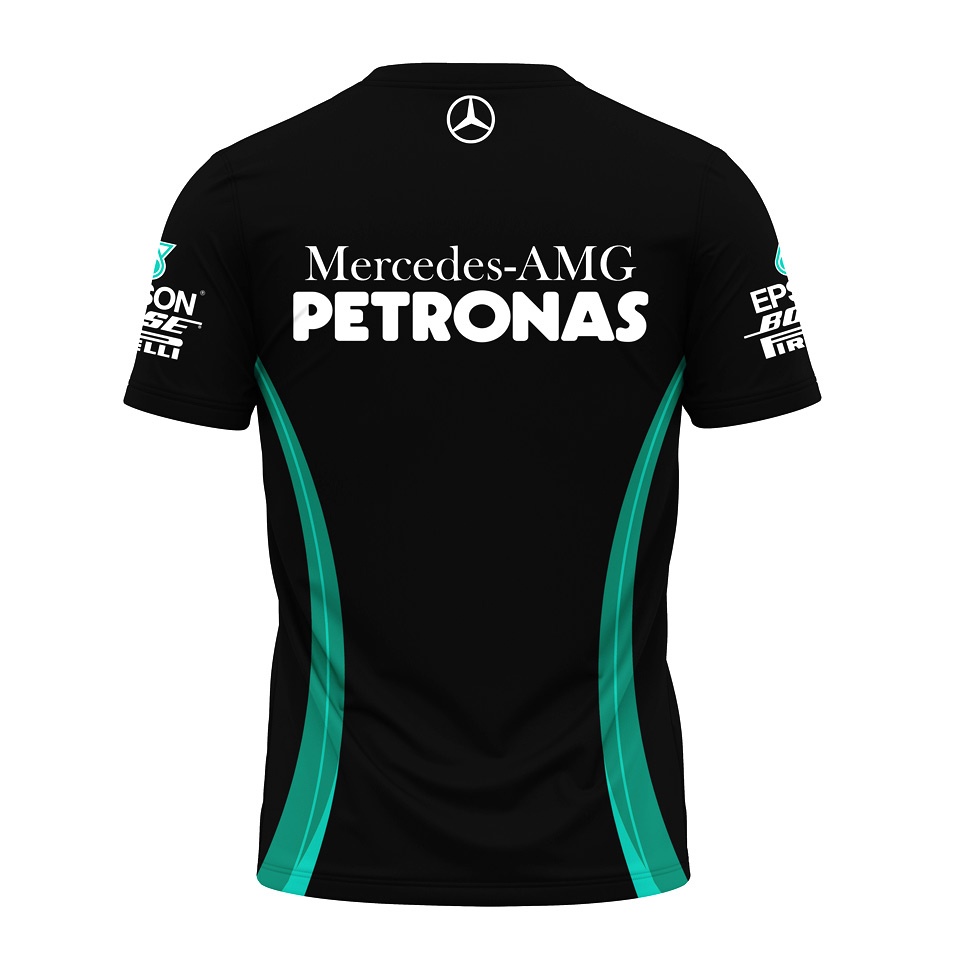 Mercedes AMG T-shirt Black Green Petronas | T-shirts | Clothes | X-Sticker