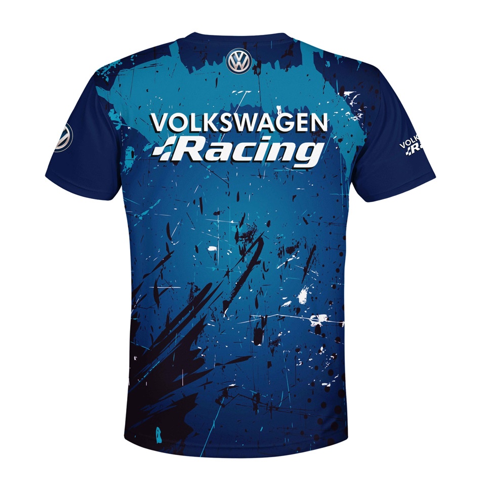 VW T-shirt Racing Navy Blue | T-shirts | Clothes | X-Sticker