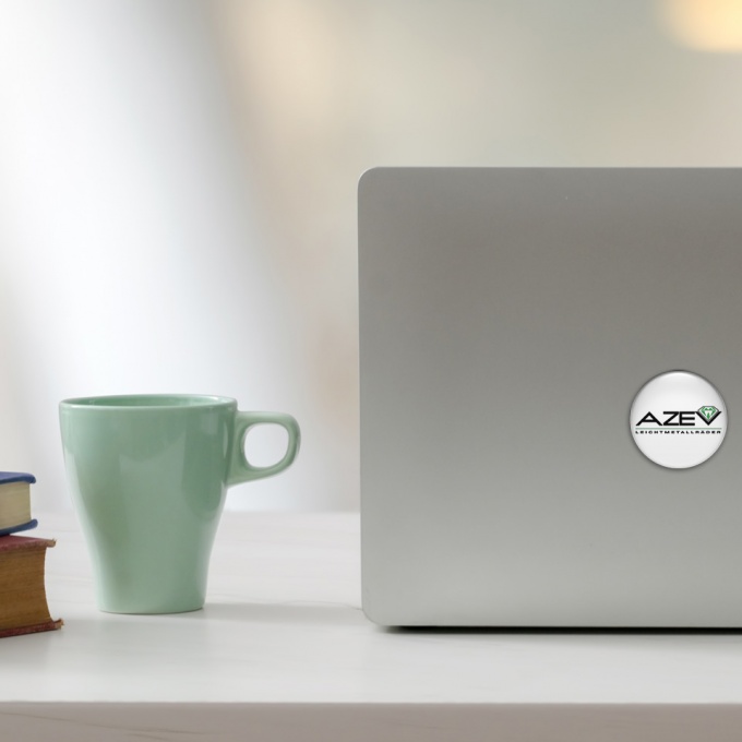 Azev Wheel Emblems White Edition | Wheel Emblems | Stickers | X-Sticker