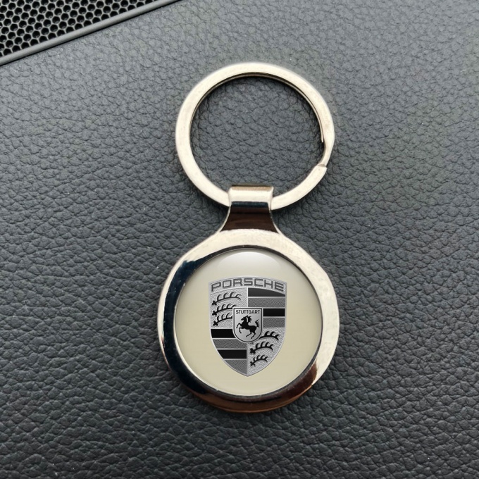 Porsche Key Ring 539 Color Base Monochrome Logo Edition | Keychains ...