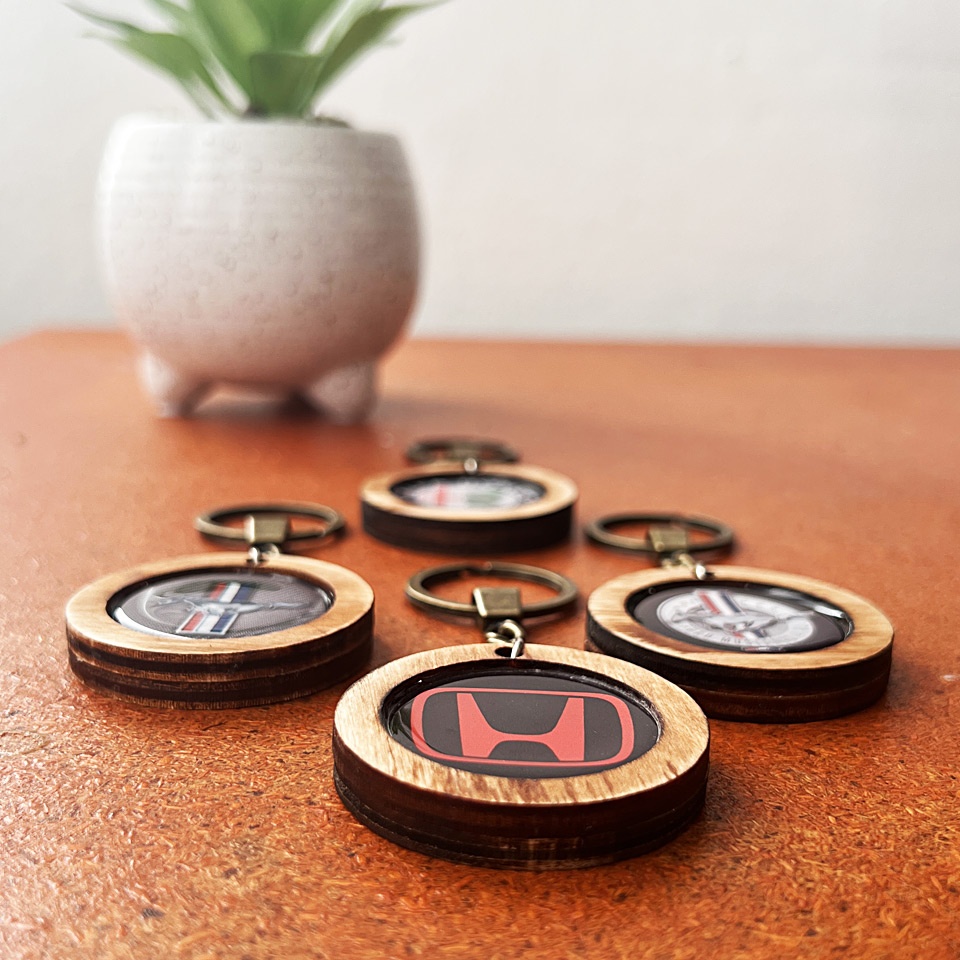 Bentley Keychain Handmade Wood Red White | Keychains | Accessories | X ...
