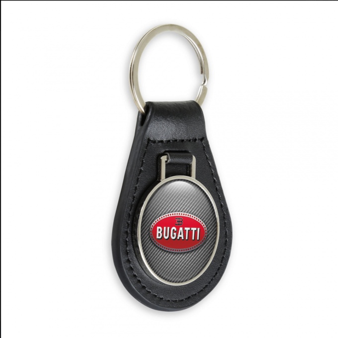Bugatti Key Fob Leather Carbon Red Design | Keychains | Accessories | X ...
