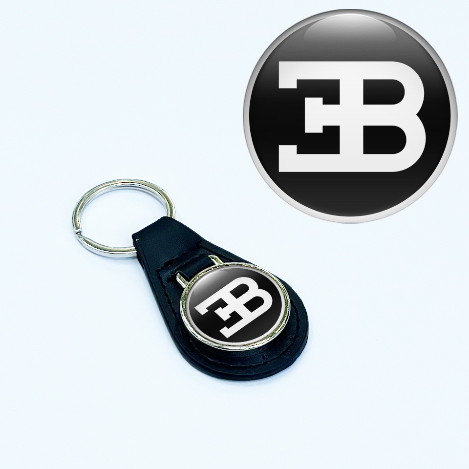 Bugatti Key Chain Leather Black Classic Design | Keychains ...