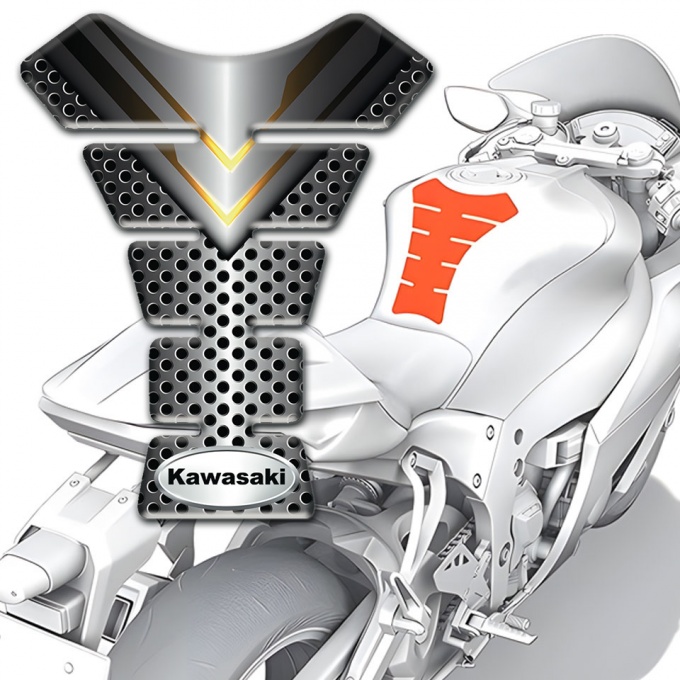 Kawasaki Tank Protector Racing Edition Stylish Design | Tank Protectors ...
