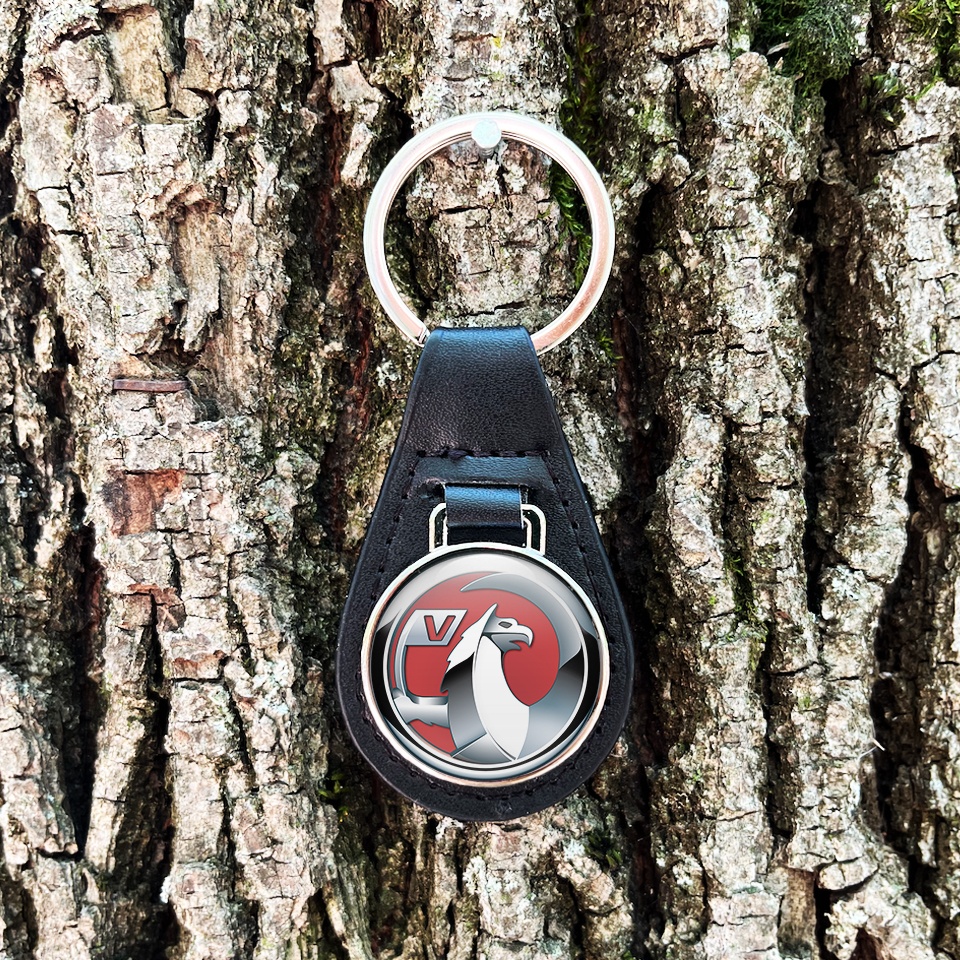 Vauxhall Leather Keychain Red Metallic Design | Keychains | Accessories ...