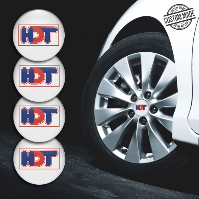 HDT Emblems for Wheel Center Caps White Special Logo Edition | Wheel ...