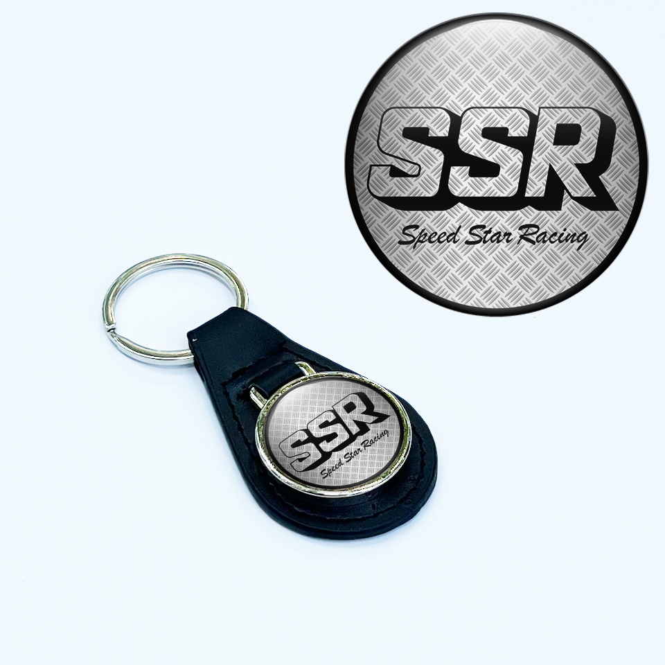 SSR Keychain Leather Silver Grill Black Edition | Keychains ...