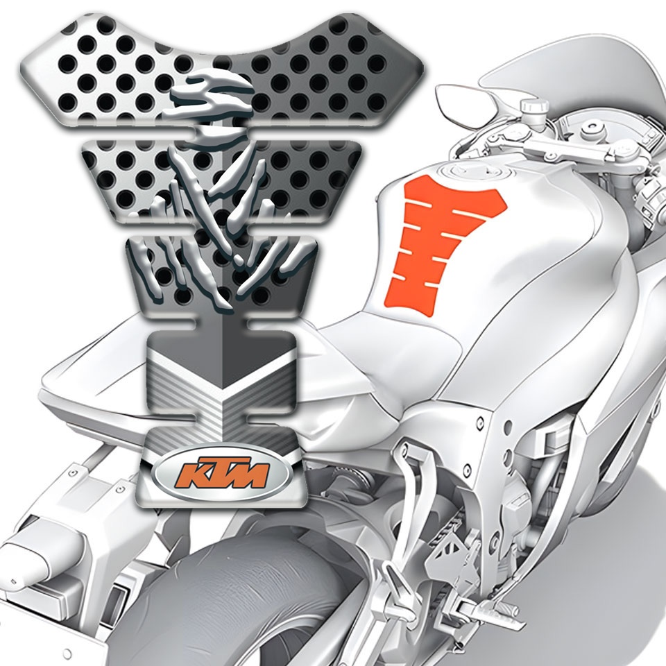 KTM Tank Protector High End Perforated Edition | Tank Protectors ...