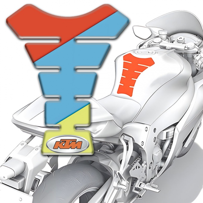 KTM Tank Pad Motorbike Fresh Colors Style | Tank Protectors | Stickers ...