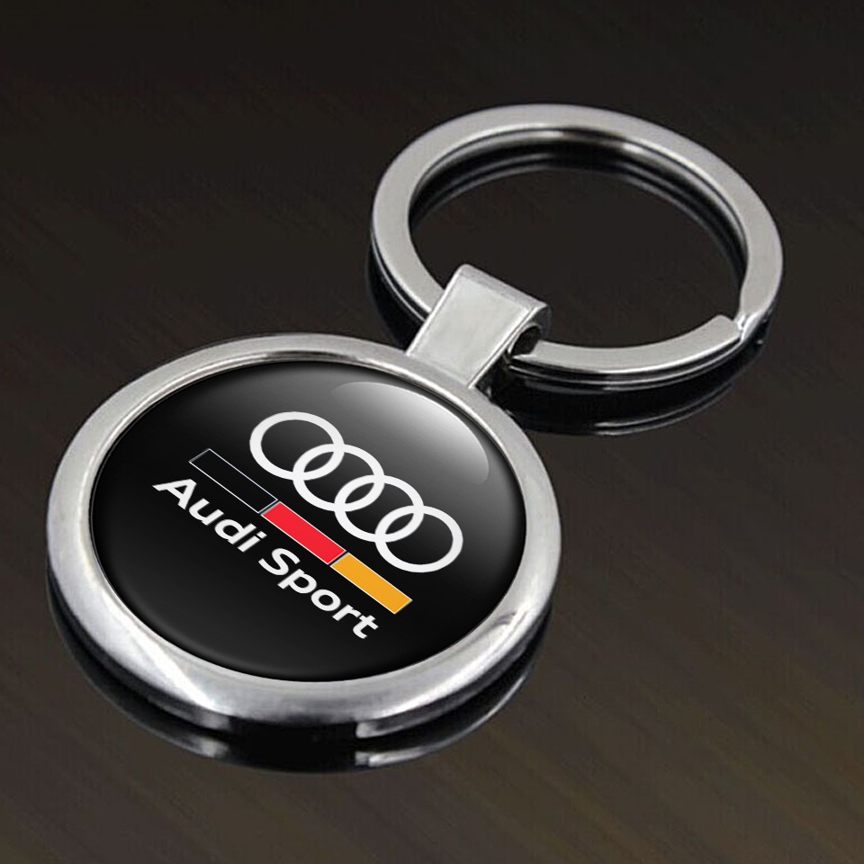 Audi Sport Metal Fob Chain Black White German Flag Edition | Keychains ...