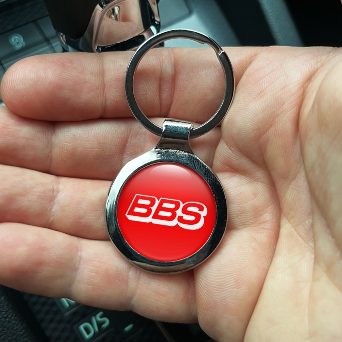 BBS Key Fob Metal Red White Classic Logo Edition | Keychains ...