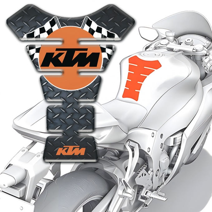 KTM Tank Pad Protector Rough Effect | Tank Protectors | Stickers | X ...