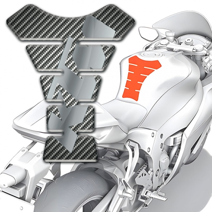 KTM Tank Pad Motorbike Model with Carbon Design | Tank Protectors ...