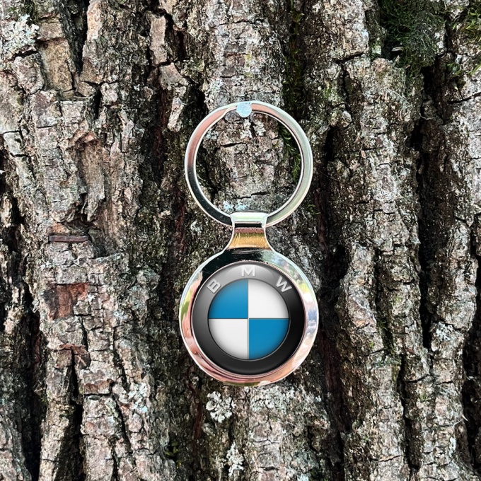 BMW Metal Key Ring Black Ring Blue White Logo | Keychains | Accessories ...