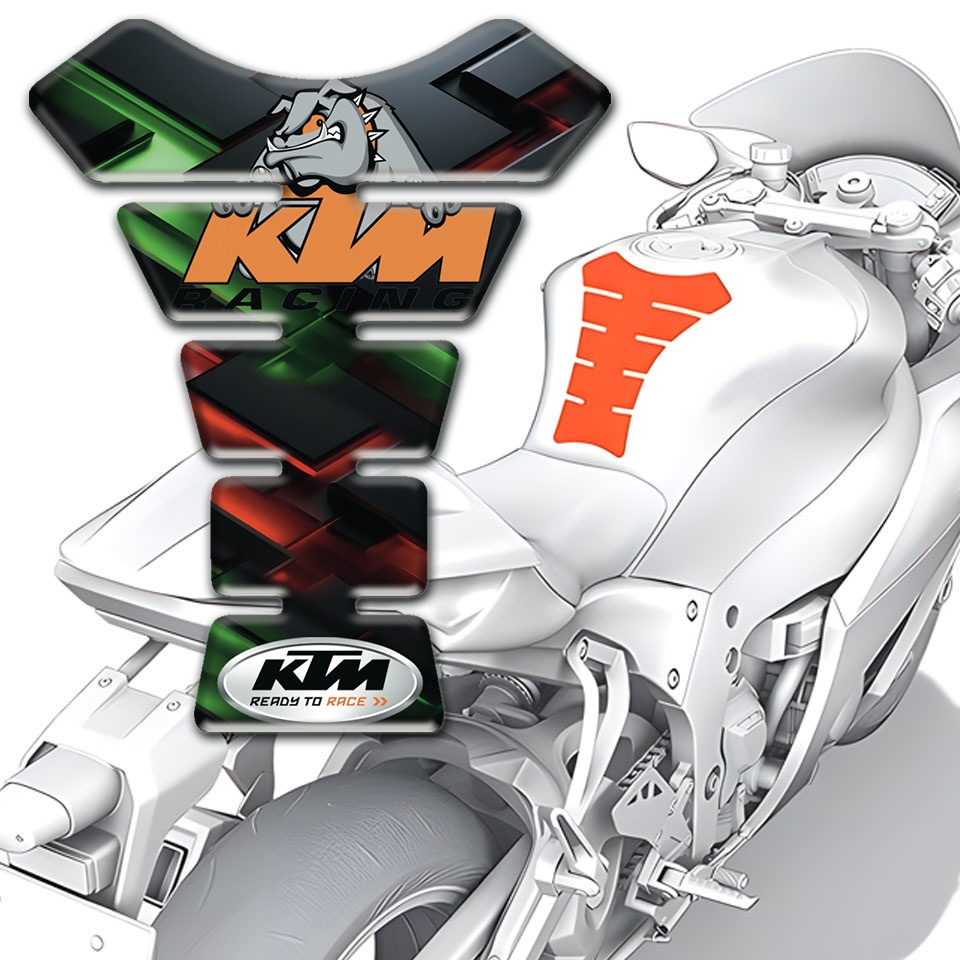 KTM Tank Pad Motorbike Amazing 3D Decoration Model | Tank Protectors ...