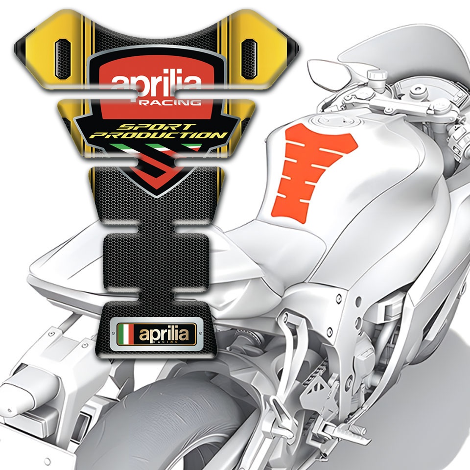 Aprilia Tank Pad Protector Stylish Design Racing Logo | Tank Protectors ...