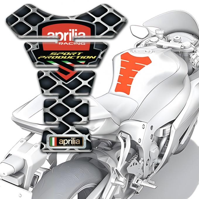Aprilia Tank Protector Large Grid Edition | Tank Protectors | Stickers ...