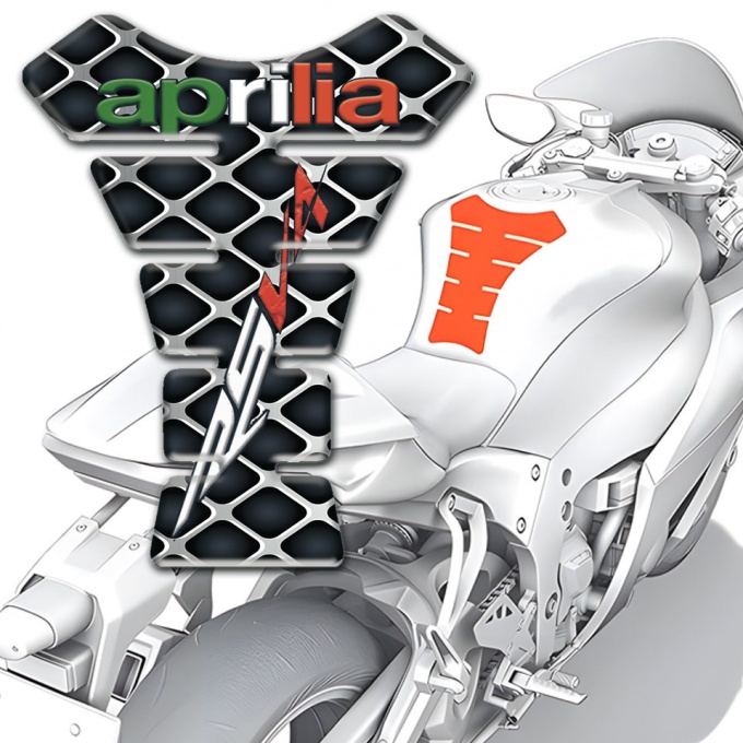 Aprilia Tank Guard Pads Large Mesh Design RSV4 Edition | Tank ...