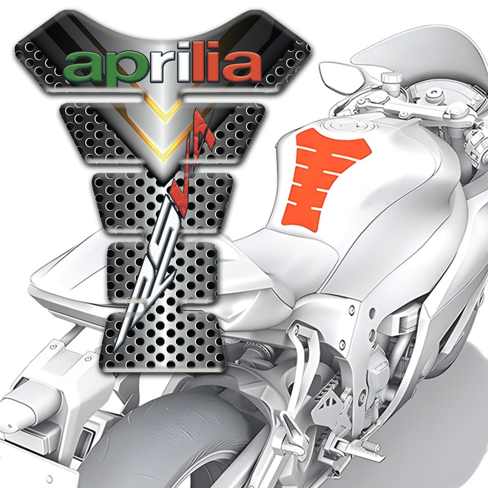 Aprilia Tank Pad Protector SRV4 Style | Tank Protectors | Stickers | X ...