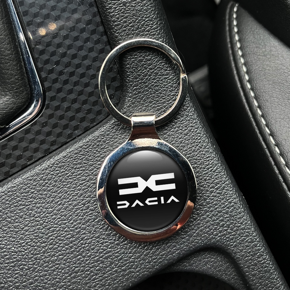 Dacia Metal Key Ring Black White Logo Edition | Keychains | Accessories ...