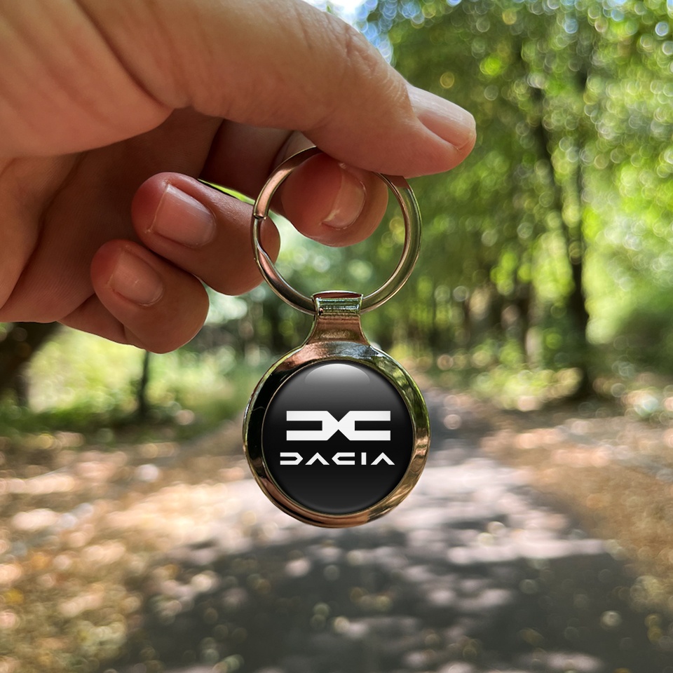Dacia Metal Key Ring Black White Logo Edition | Keychains | Accessories ...
