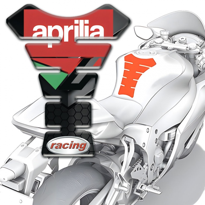 Aprilia Tank Guard Pads racing Vision | Tank Protectors | Stickers | X ...