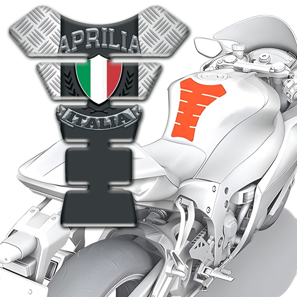 Aprilia Tank Pad Motorbike Crossed Patterns Type | Tank Protectors ...